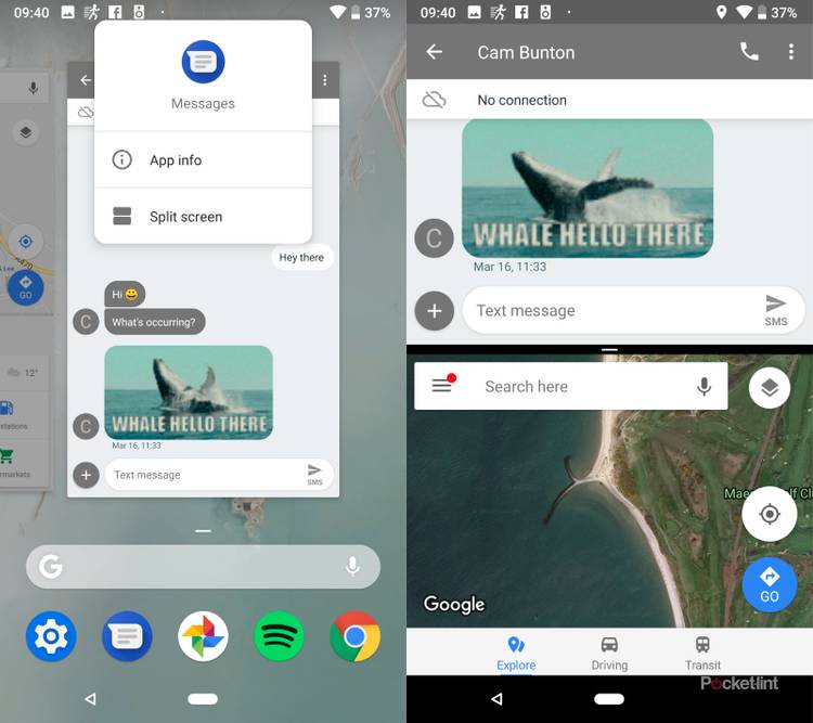 How to use the gesture navigation in Android Pie
