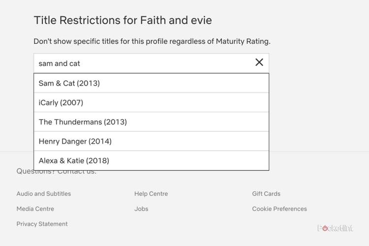 How to set up Netflix profile PIN and remove specific shows