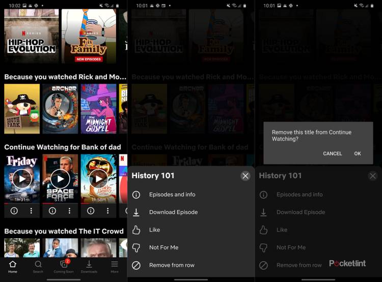 How to remove shows from your Netflix Continue Watching row
