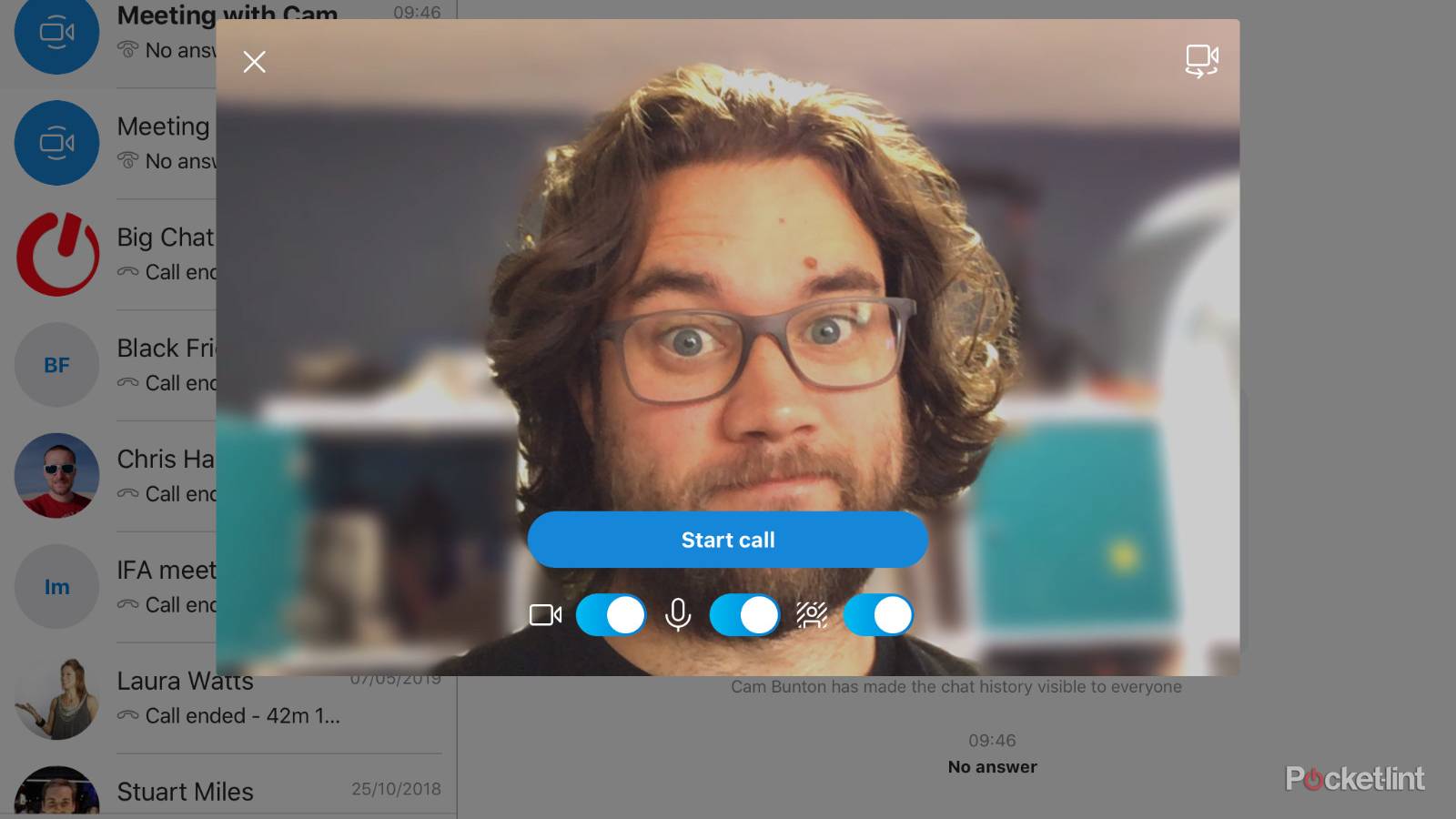 How to enable blurred backgrounds on Skype for iPhone and iPad