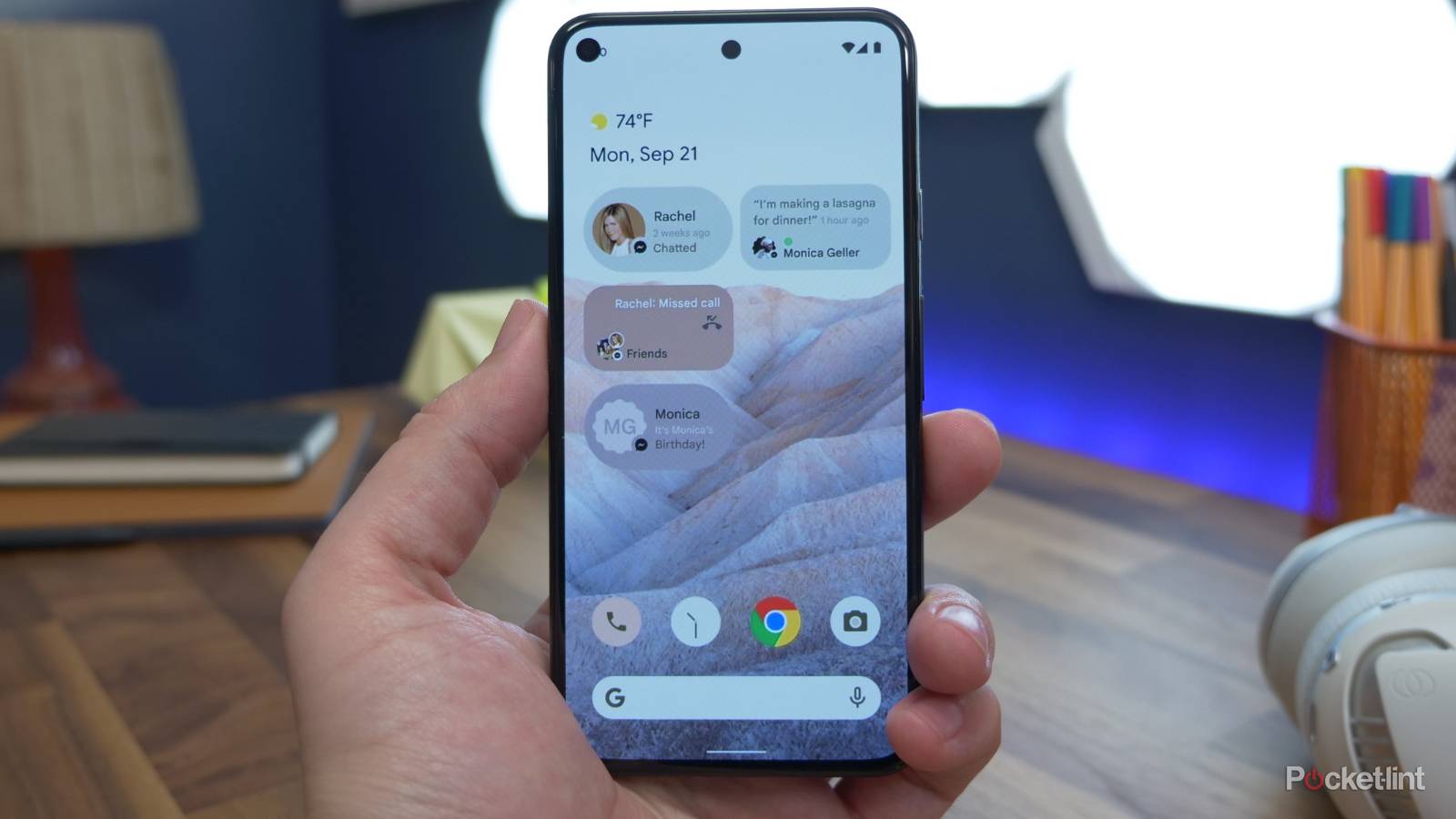 Android 12 interface and device list leaks early