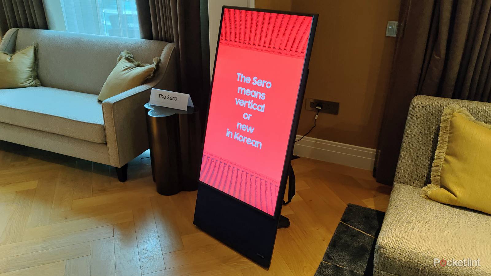 Samsung The Sero initial review: Turning TV on its head