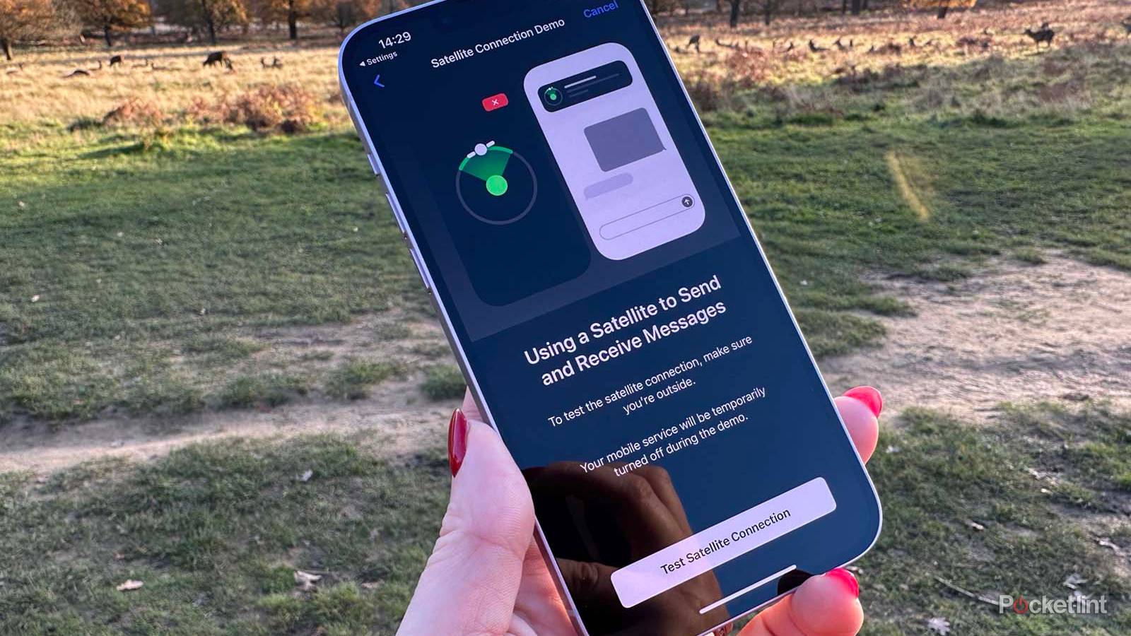How to use Apple Emergency SOS via Satellite demo mode
