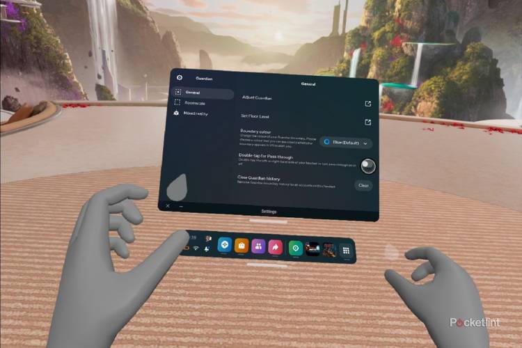 How to turn hand and eye tracking on and off on Meta Quest Pro
