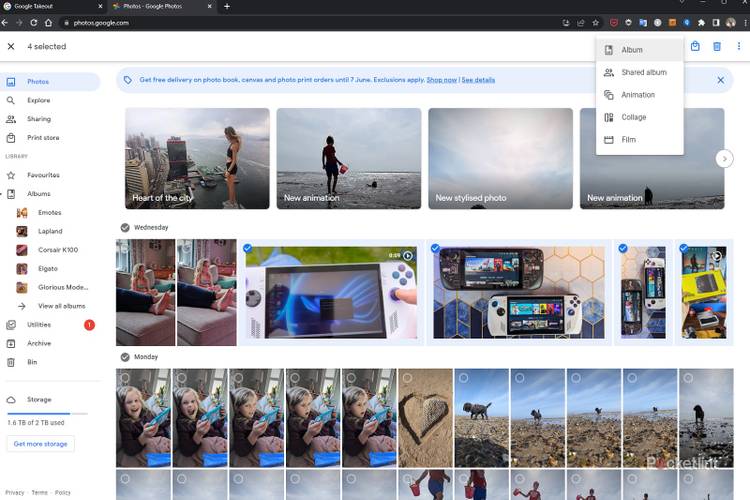 How to download photos from Google Photos and save them elsewhere