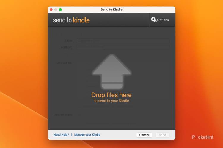 How to send documents to Kindle