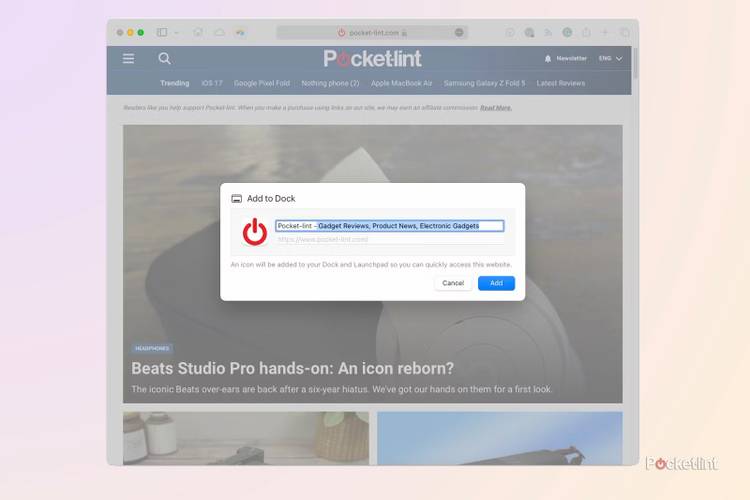How to turn any website into a web app on Mac