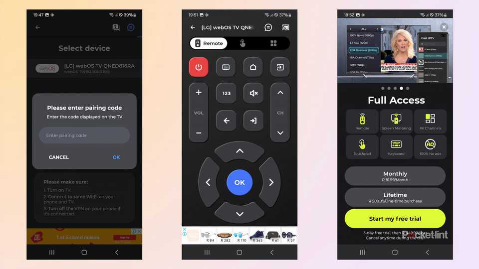 How to turn an Android phone into a LG TV remote
