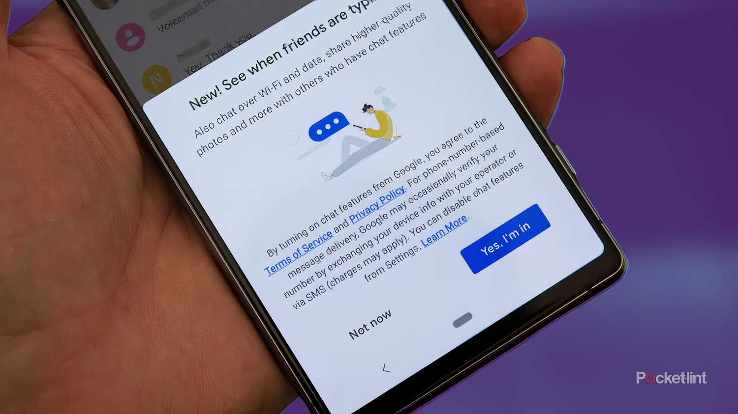 Follow these steps to switch your default Android text messaging app