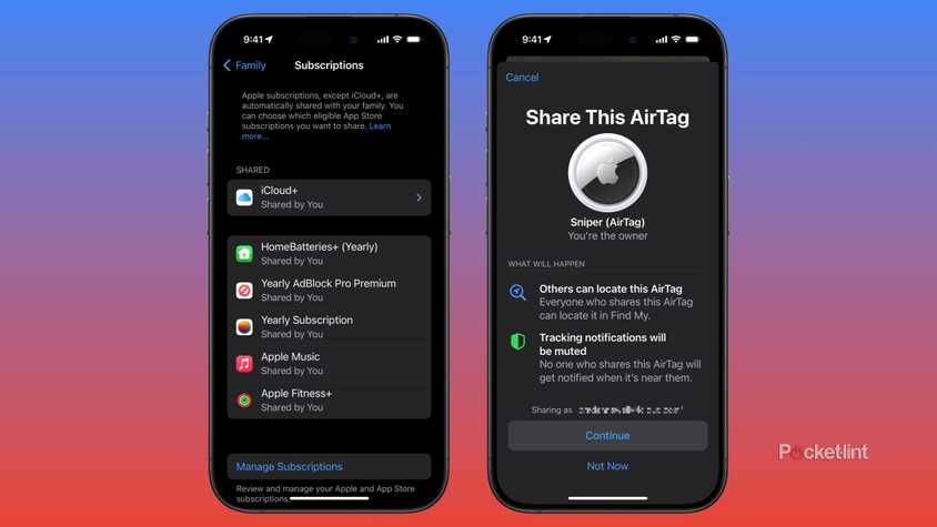 How to share your location on Find My