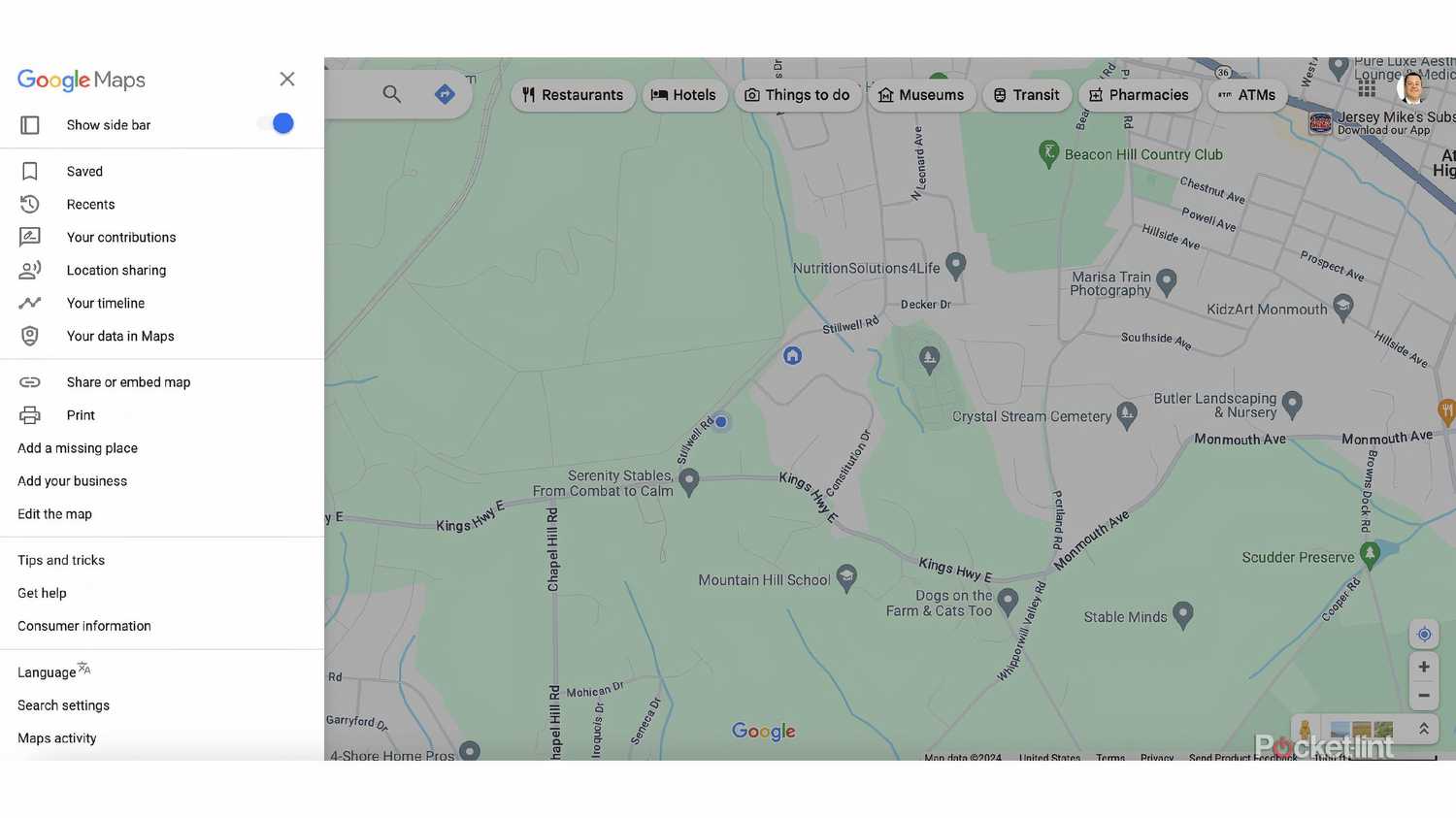 How to find Google Maps location history to see past trips