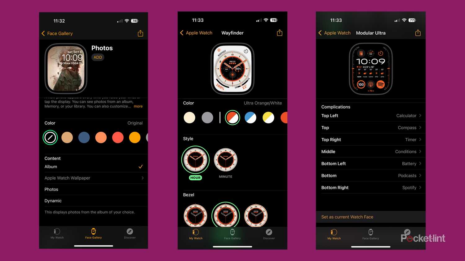 How to customize the face on your Apple Watch