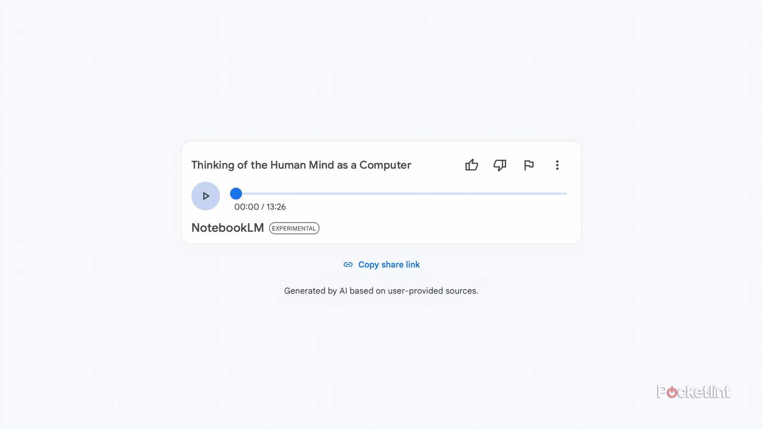Google NotebookLM made an entire podcast from my notes in just a few clicks