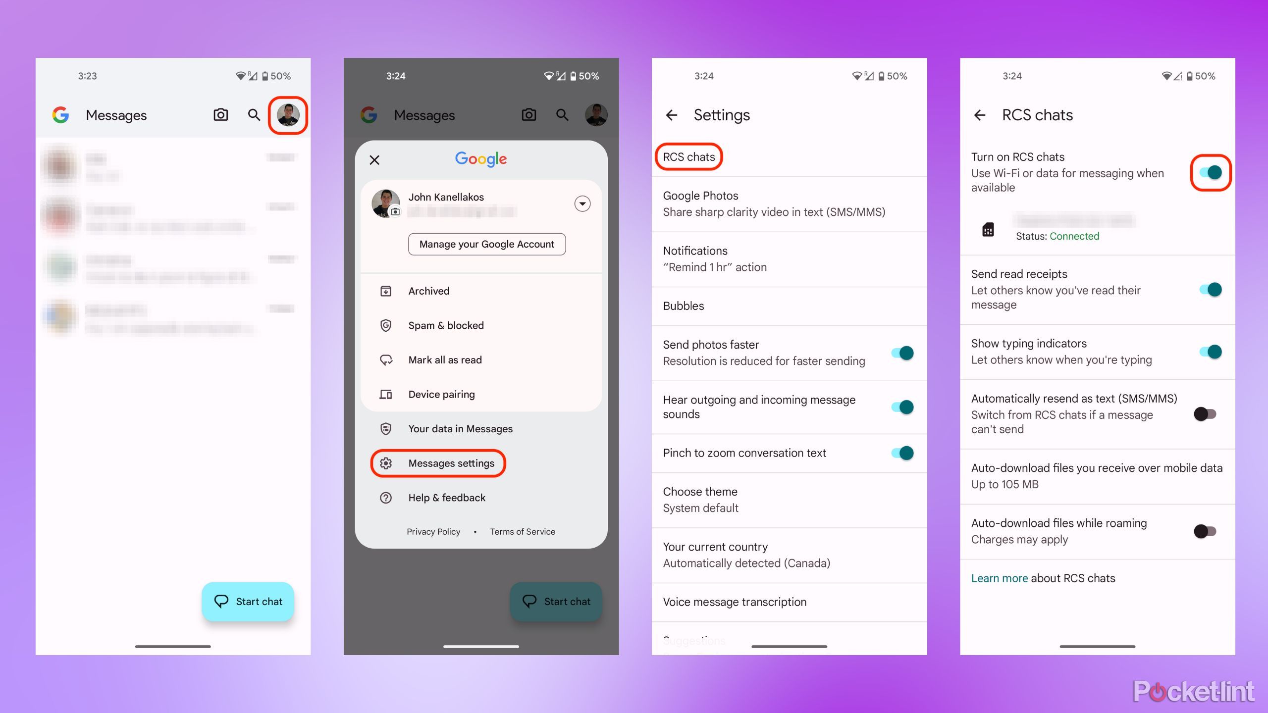 How To Set Up Rcs Chat On Android Samsung Phones