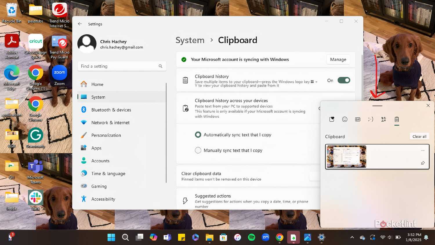 How to permanently save items to the clipboard in Windows