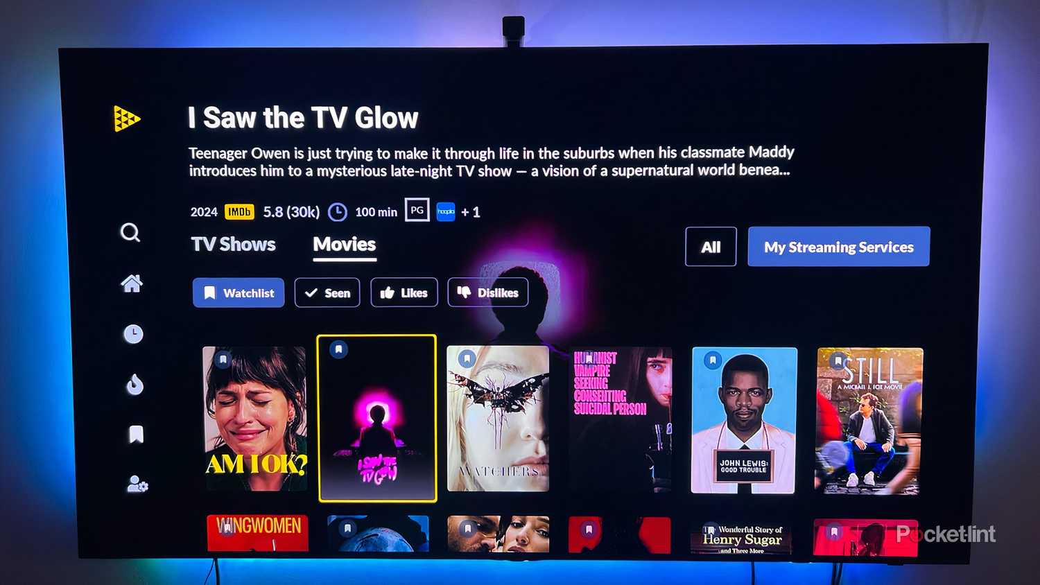 What is the Just Watch app on Google TV?