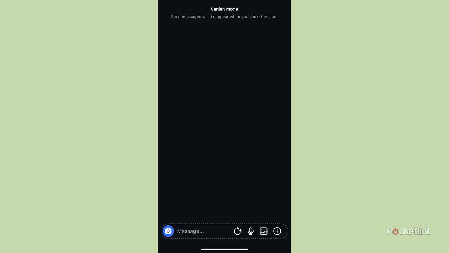 How to use instagram vanish mode
