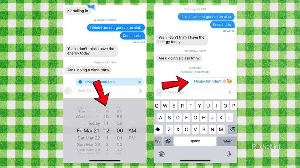 How to schedule iMessages in iOS 18