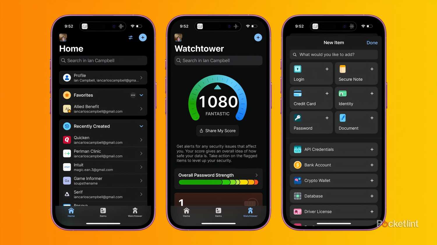 1Password is my go-to password manager because it's so versatile