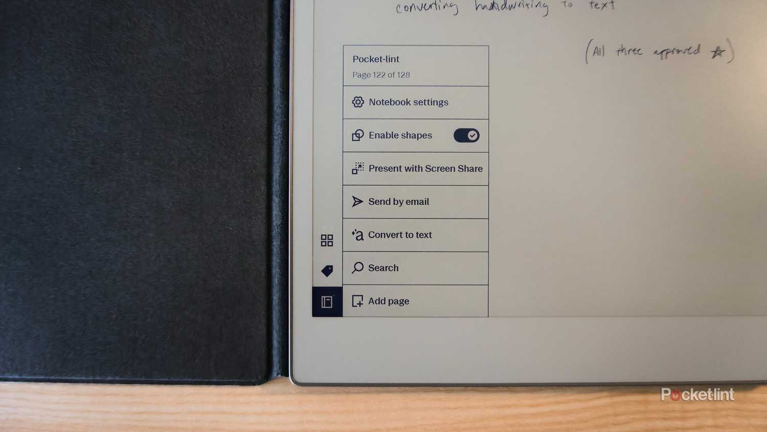 My reMarkable tablet's ability to convert handwriting to text is a problem