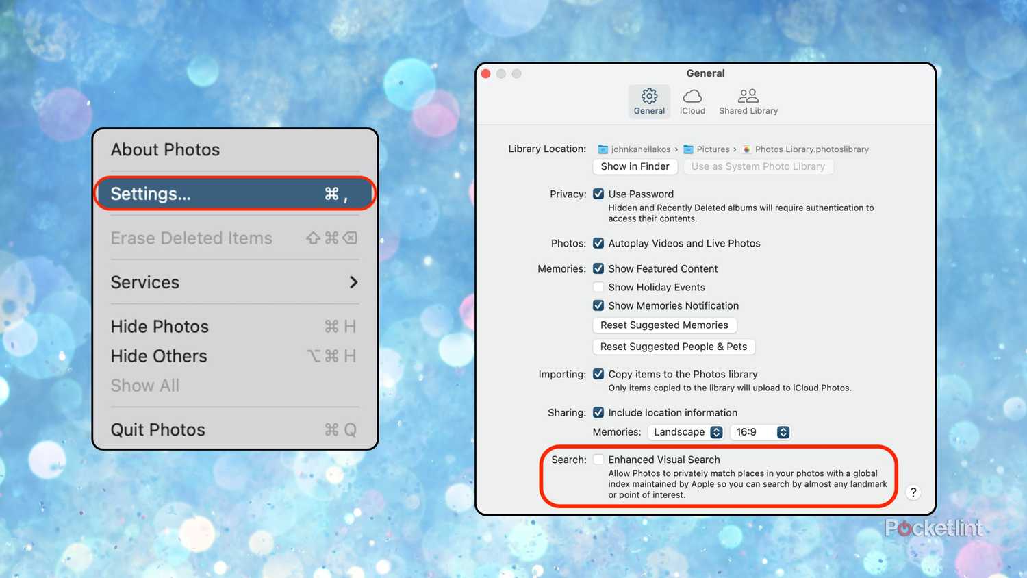 I disabled Apple's Enhanced Visual Search and you might want to as well