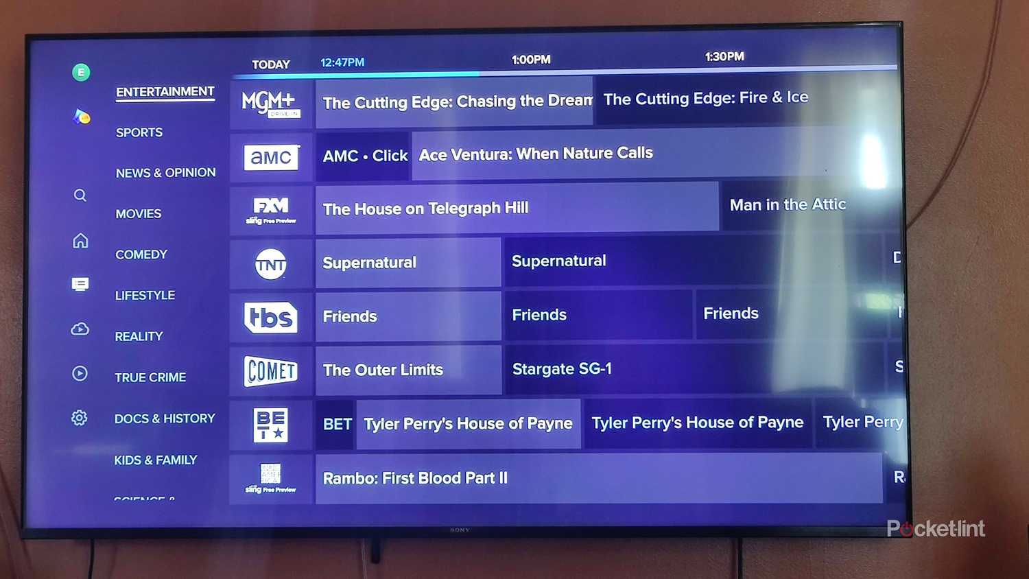 I bought a streaming service for one day, and I think this might be the ...