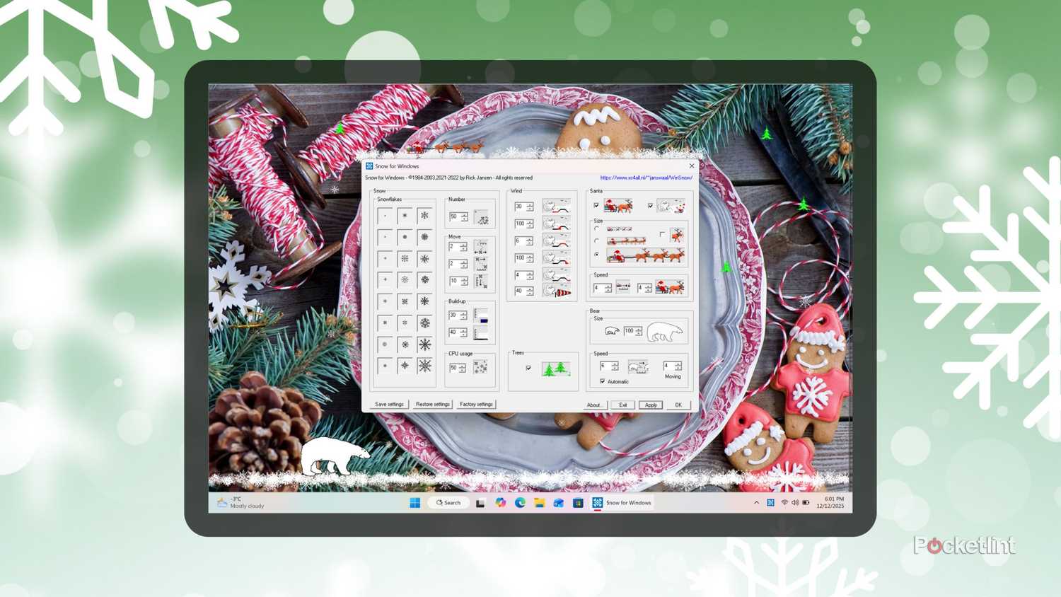 I paid $1 to turn my PC into a holiday HQ