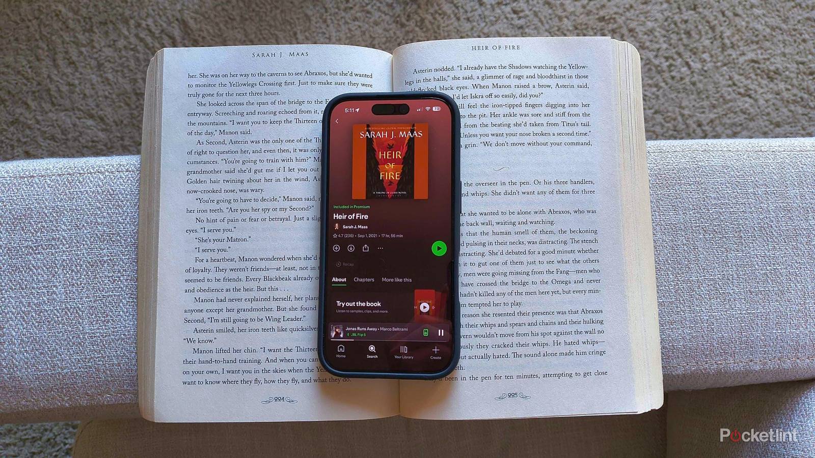 Your physical books may be about to get a Spotify-powered upgrade